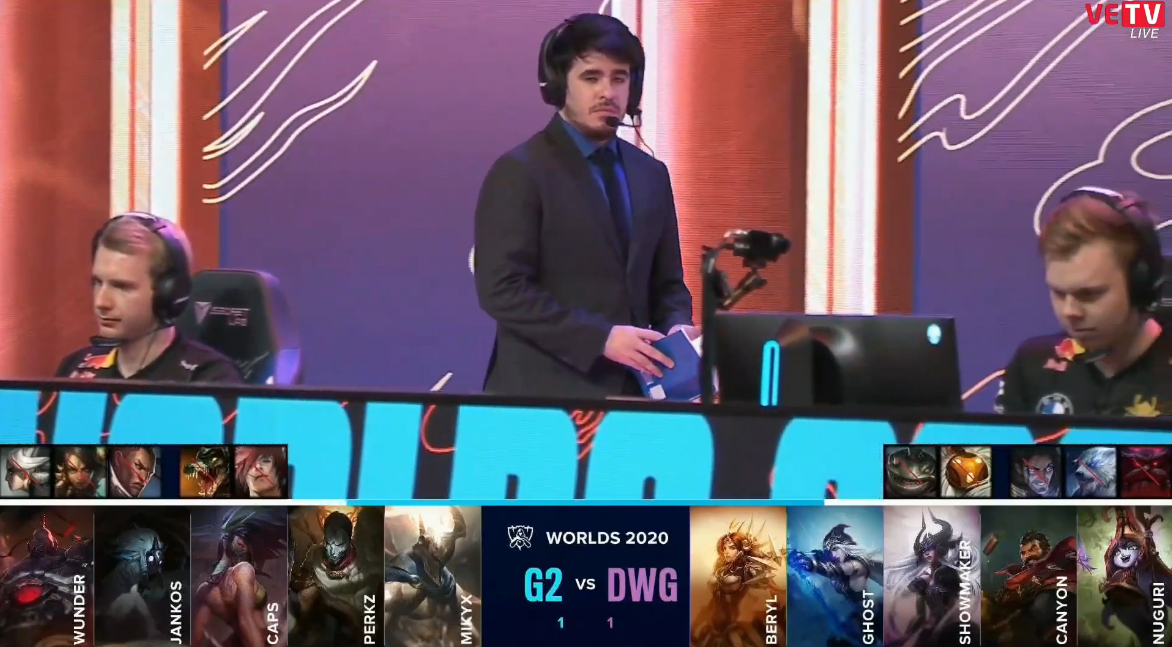 [Trực tiếp bán kết CKTG 2020] G2 vs DWG