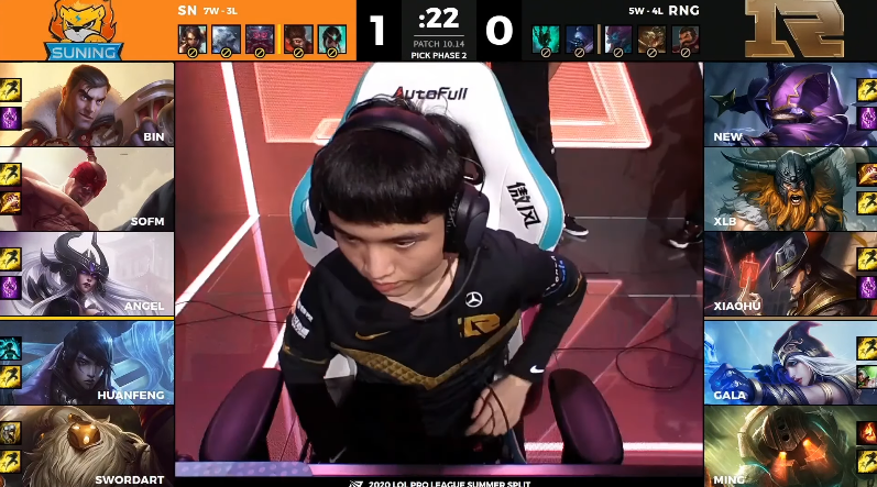 SN 2-1 RNG: SofM kiến tạo, huanfeng "làm hết", Suning Gaming sáng cửa giành vé vào playoffs LPL ...