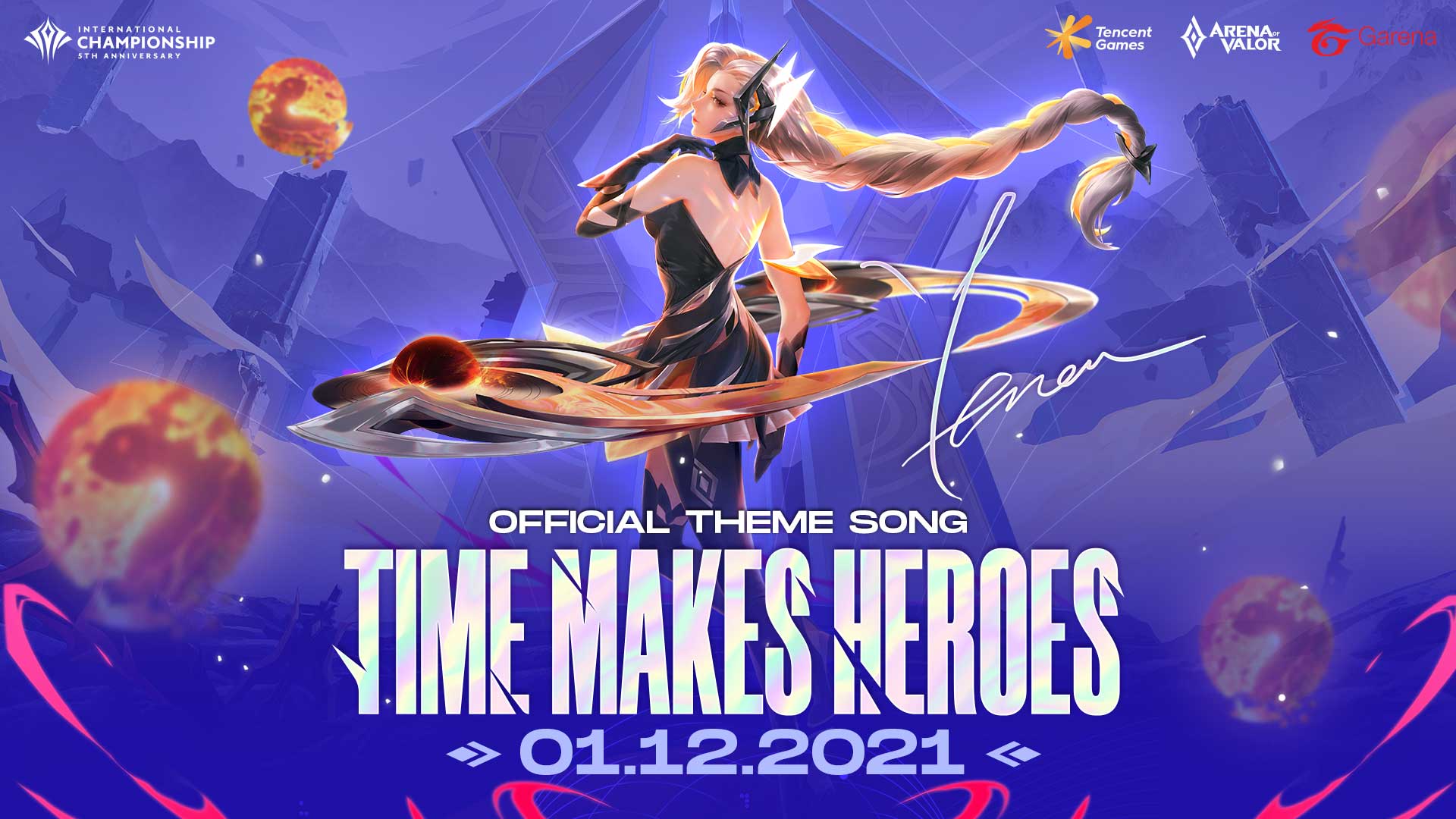 AIC 2021: Bài hát chủ đề của giải đấu "Time Makes Heroes" sẽ ra mắt cùa một nữ Idol ảo